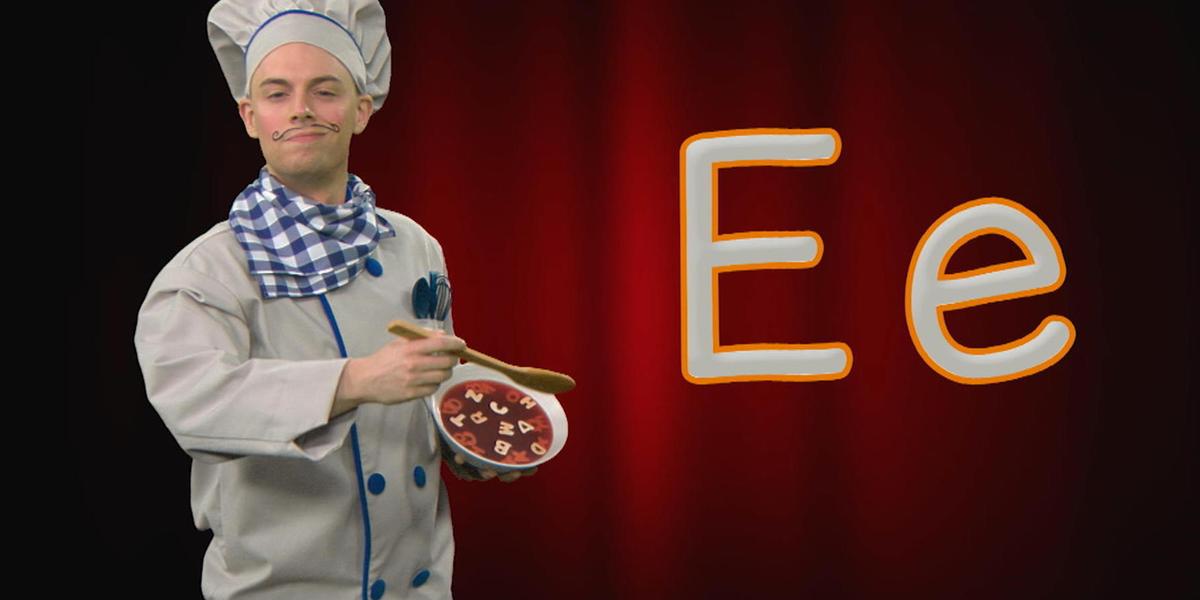 Lettre E - mots commençant avec E | L'opéra de l'alphabet | TFO