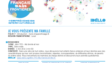 Ma famille et moi | Idéllo