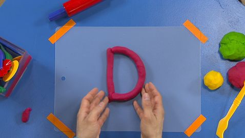 Mini TFO - Les lettres à modeler | Idéllo